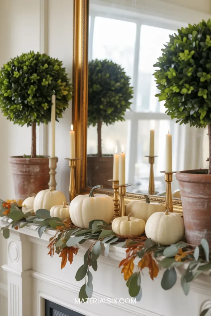 30 Thanksgiving Mantel Decor Ideas to Warm Up Your Home - MaterialSix