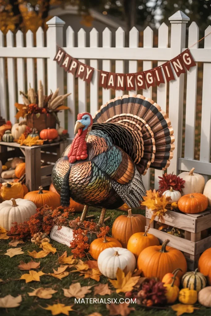 40 Stunning Thanksgiving Yard Decor Ideas for a Festive Home - MaterialSix