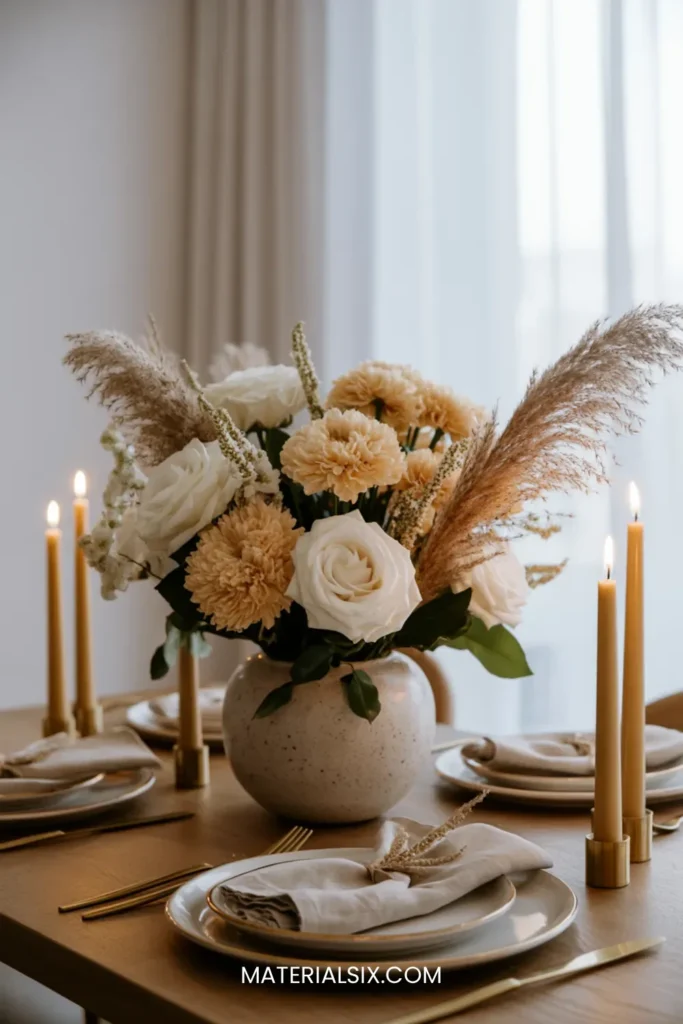 40 Stunning Thanksgiving Floral Arrangements for Every Table - MaterialSix