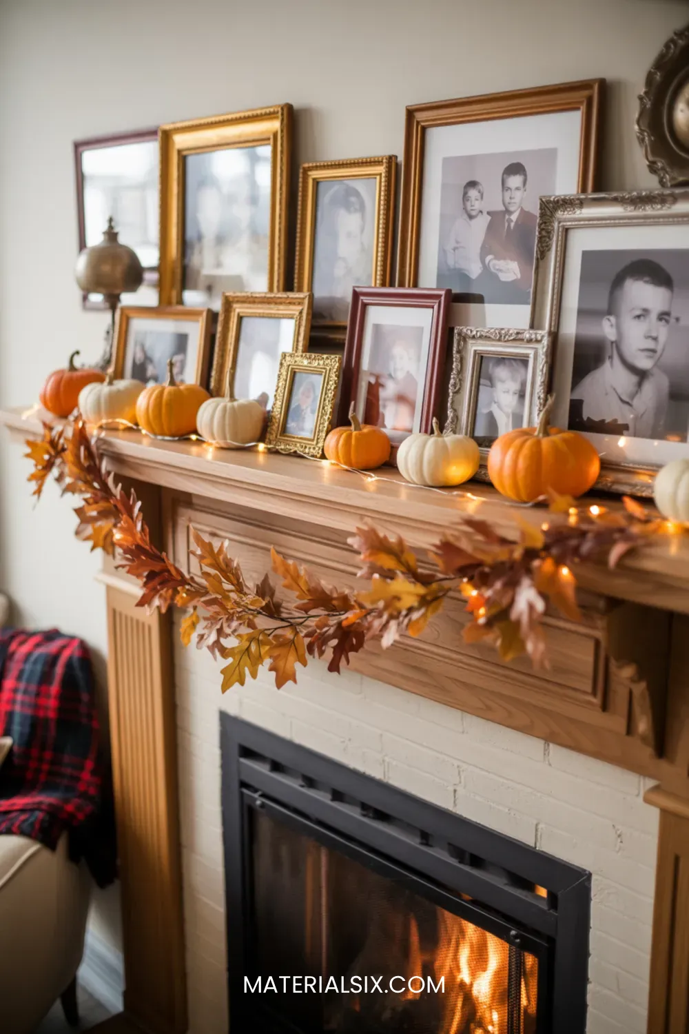 30 Thanksgiving Mantel Decor Ideas to Warm Up Your Home - MaterialSix