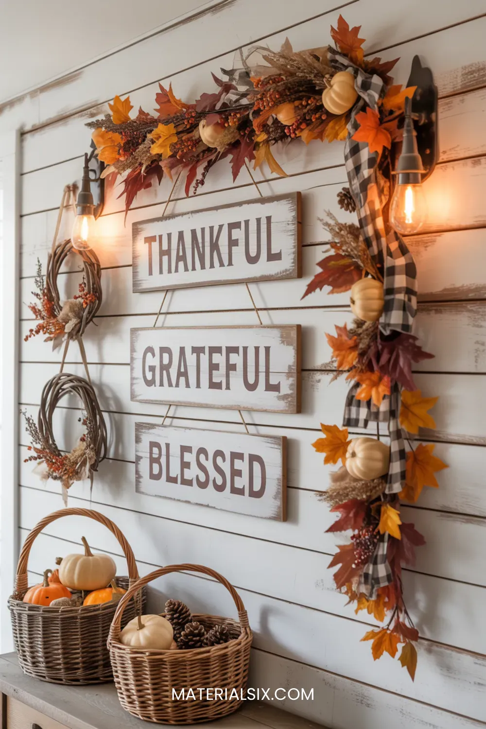 35 Creative Thanksgiving Wall Decor Ideas to Fill Your Home with ...
