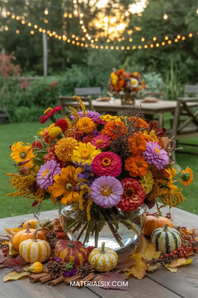 40 Stunning Thanksgiving Floral Arrangements for Every Table - MaterialSix
