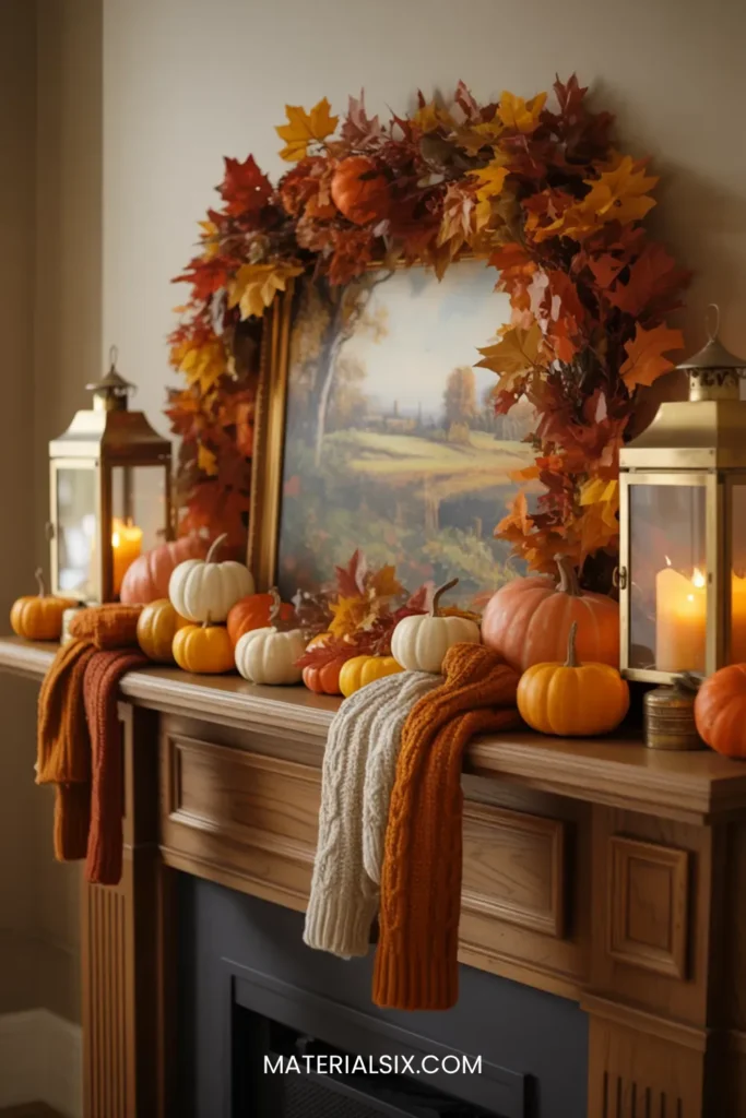 30 Thanksgiving Mantel Decor Ideas to Warm Up Your Home - MaterialSix