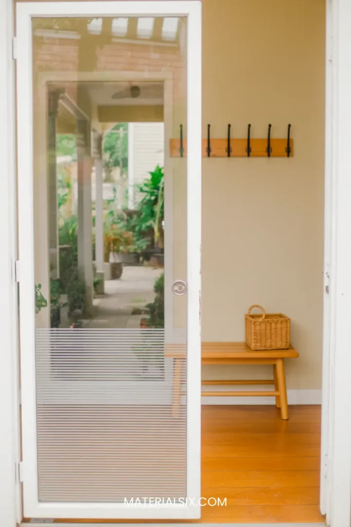 30 Clever Glass Front Door Privacy Ideas That Still Let in Light ...