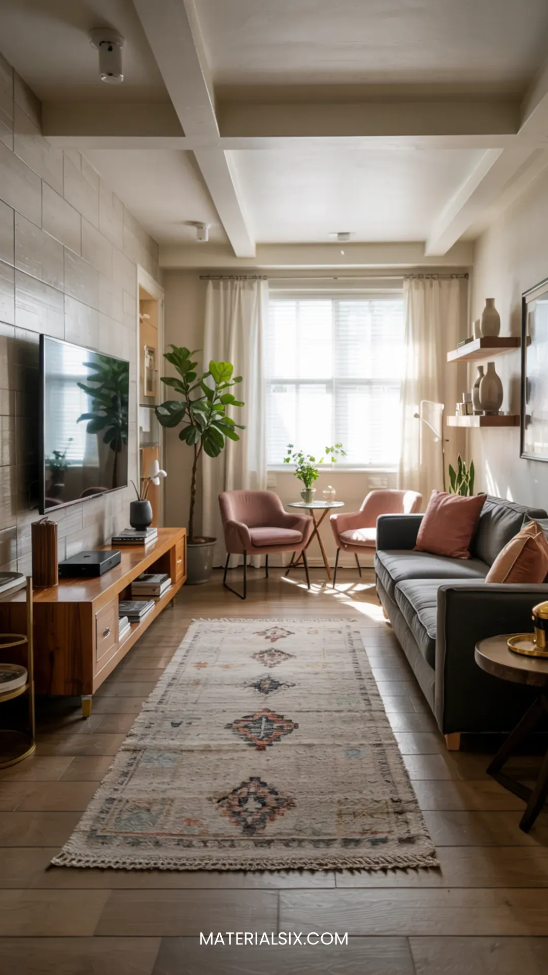 30 Smart Narrow Living Room Ideas That Make Long, Skinny Spaces Feel ...