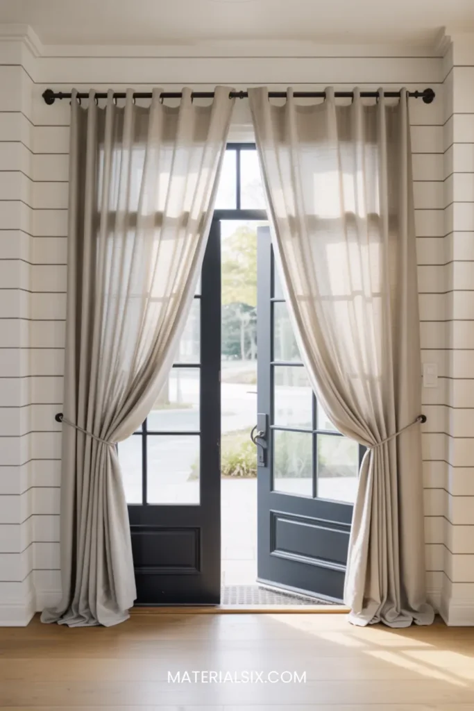 35 Doorway Curtain Ideas That Make Any Room Feel More Private and ...