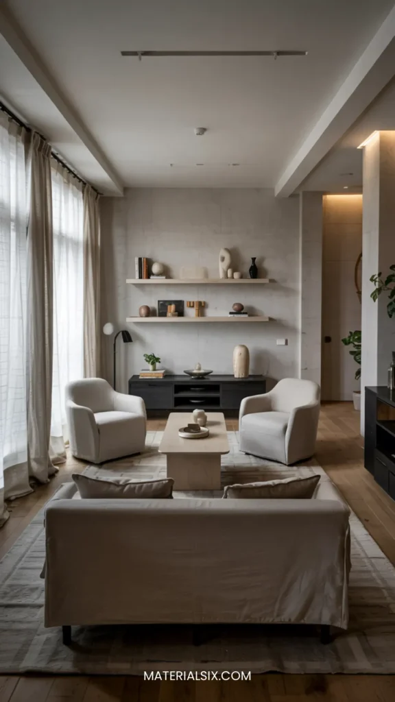 30 Smart Narrow Living Room Ideas That Make Long, Skinny Spaces Feel ...