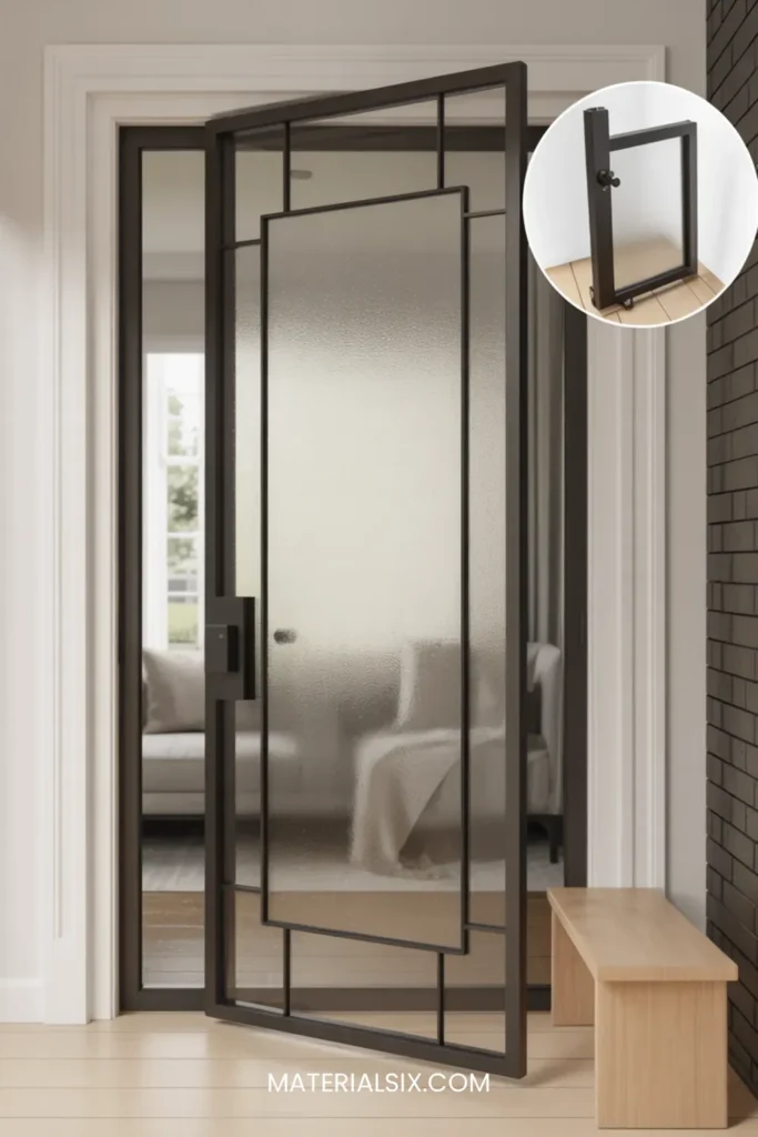 30 Clever Glass Front Door Privacy Ideas That Still Let in Light ...