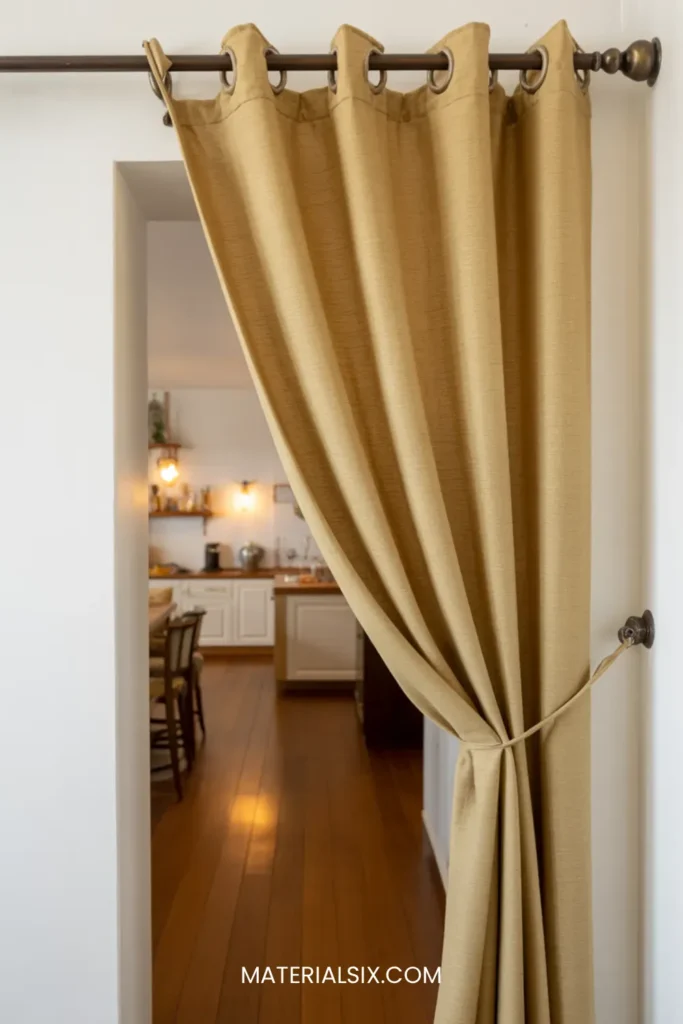 35 Doorway Curtain Ideas That Make Any Room Feel More Private and ...