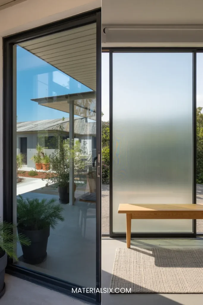 30 Clever Glass Front Door Privacy Ideas That Still Let in Light ...
