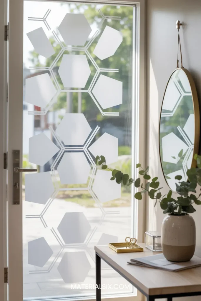 30 Clever Glass Front Door Privacy Ideas That Still Let in Light ...