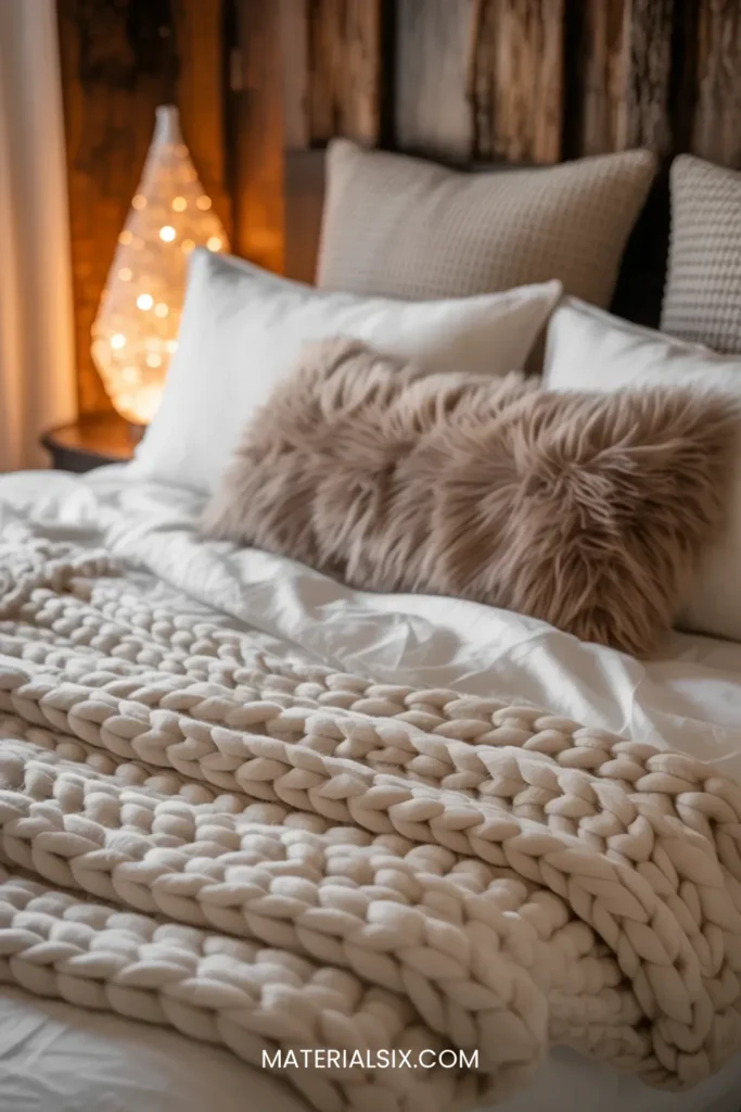 30 Dreamy Winter Bedroom Ideas for a Soft, Relaxing Retreat - MaterialSix