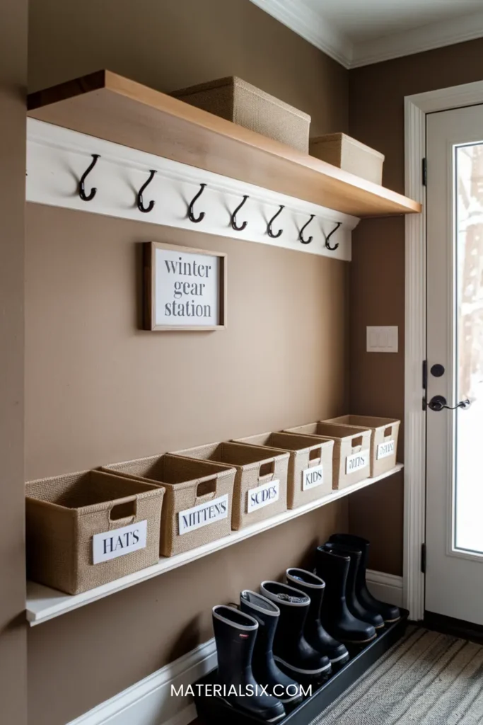 30 Smart Winter Hat and Glove Storage Ideas for Your Entryway, Mudroom ...