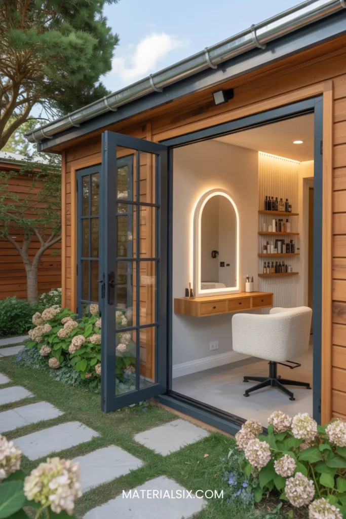 40 Dreamy Beauty Shed Salon Ideas for the Ultimate Backyard Glow-Up ...