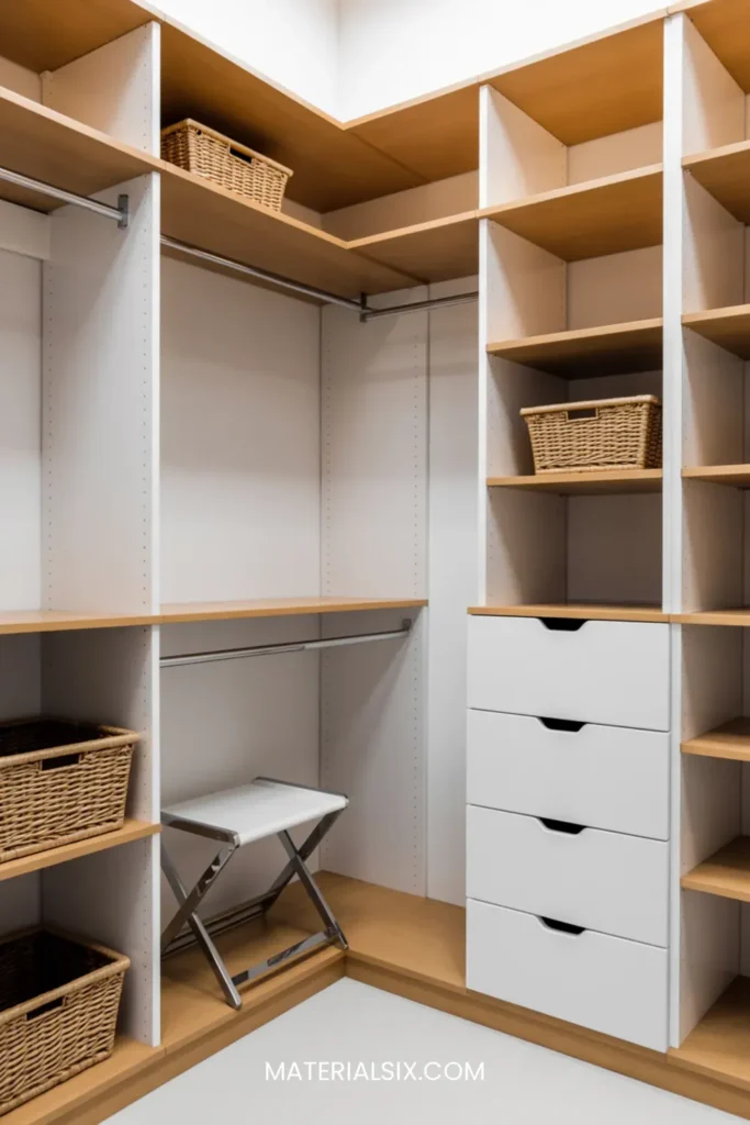 35 Small Walk-In Closet Ideas That Make Tiny Spaces Feel Big (Layouts ...