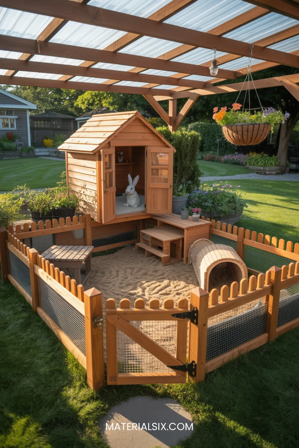 35 Rabbit Shed Ideas for a Cozy, Safe Backyard Bunny Setup - MaterialSix