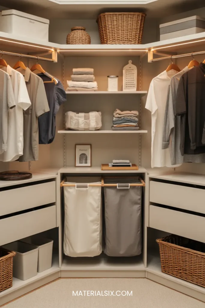 35 Small Walk-In Closet Ideas That Make Tiny Spaces Feel Big (Layouts ...