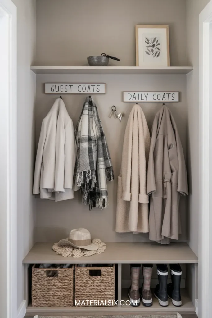 30 Winter Coat Storage Ideas to Keep Your Entryway and Coat Closet ...