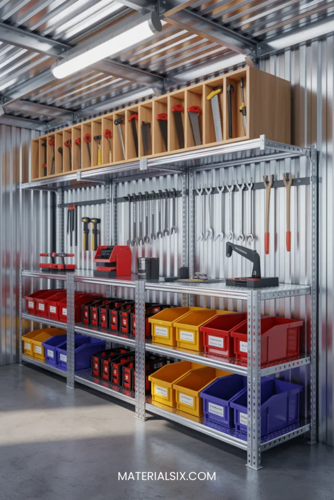 30 Smart Shed Shelving Ideas to Maximize Storage Shed Organization ...