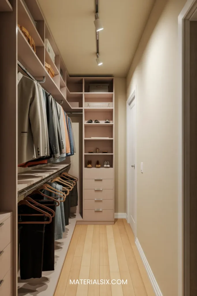35 Small Walk-In Closet Ideas That Make Tiny Spaces Feel Big (Layouts ...