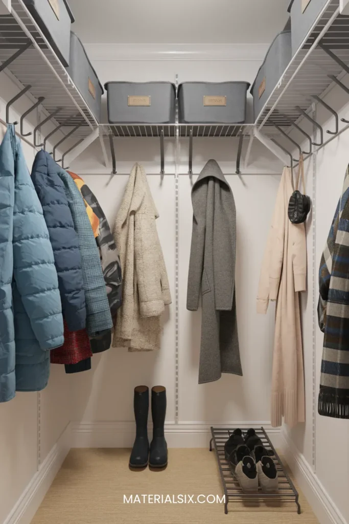 30 Winter Coat Storage Ideas to Keep Your Entryway and Coat Closet ...