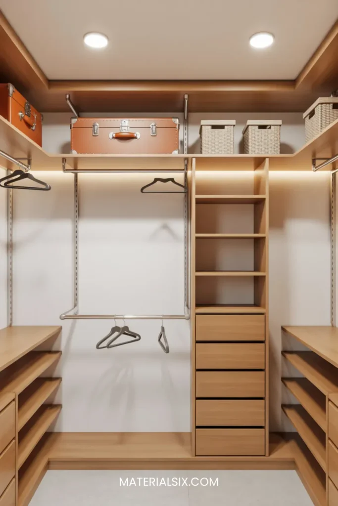 35 Small Walk-In Closet Ideas That Make Tiny Spaces Feel Big (Layouts ...