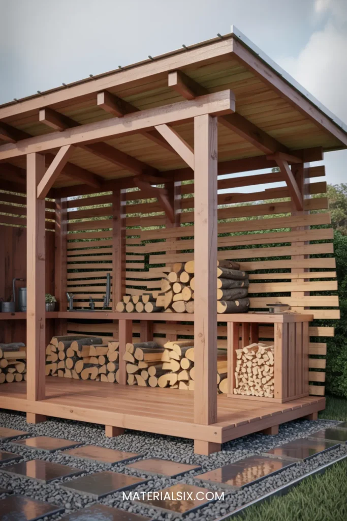 35 Smart Wood Shed Ideas for Dry Firewood Storage (DIY & Backyard ...