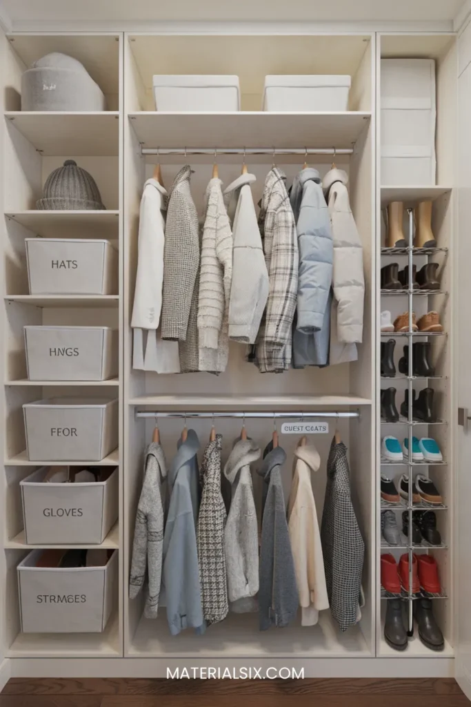 30 Winter Coat Storage Ideas to Keep Your Entryway and Coat Closet ...
