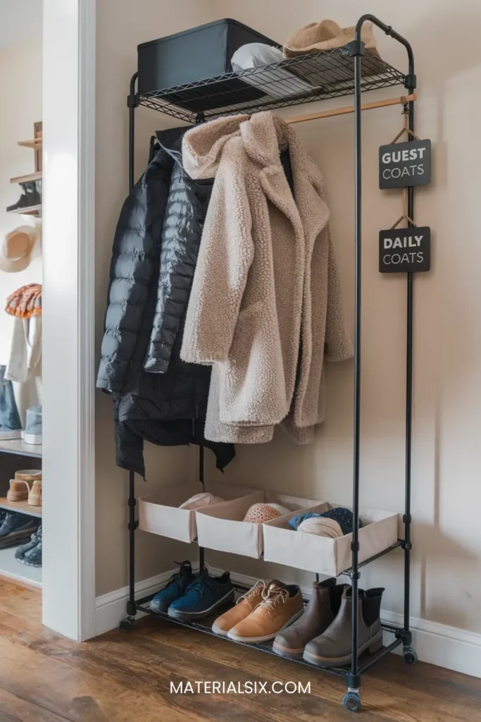 30 Winter Coat Storage Ideas to Keep Your Entryway and Coat Closet ...