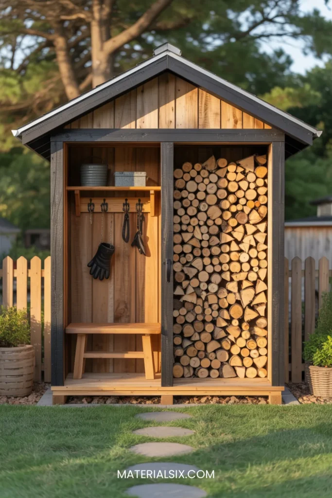 35 Smart Wood Shed Ideas for Dry Firewood Storage (DIY & Backyard ...