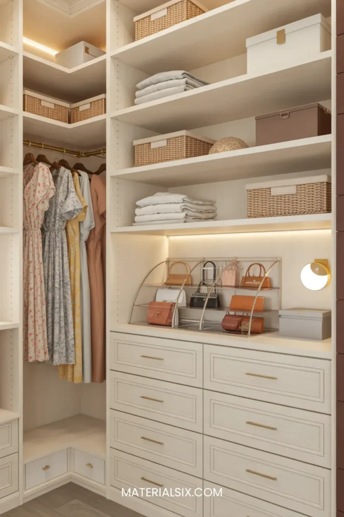35 Small Walk-In Closet Ideas That Make Tiny Spaces Feel Big (Layouts ...