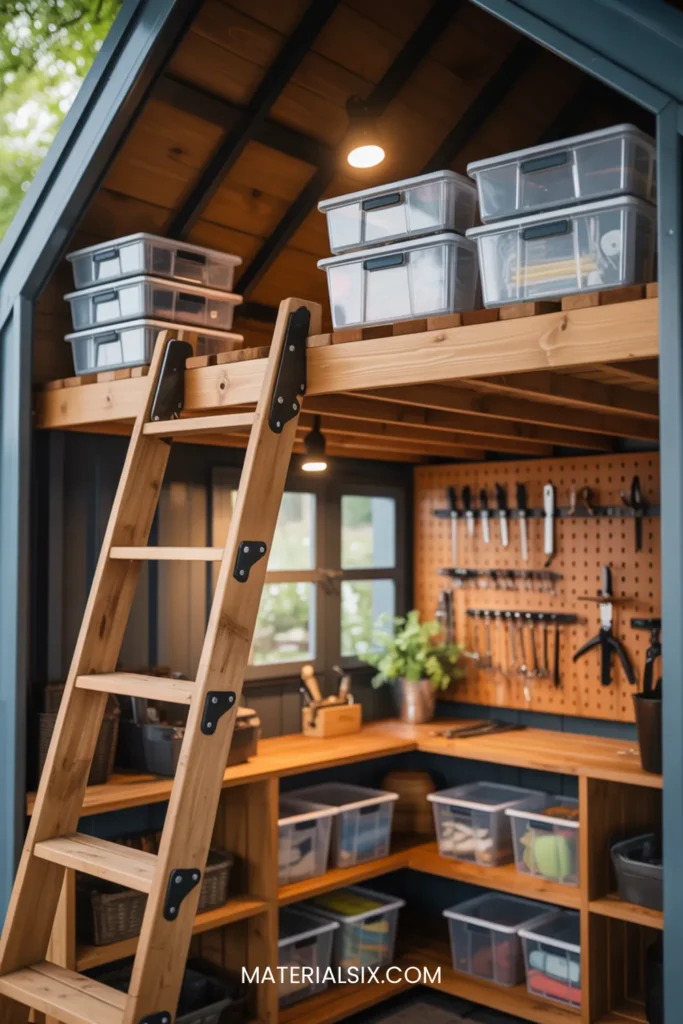30 Smart Shed Shelving Ideas to Maximize Storage Shed Organization ...