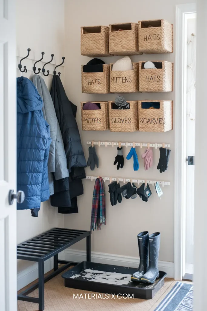 30 Winter Coat Storage Ideas to Keep Your Entryway and Coat Closet ...