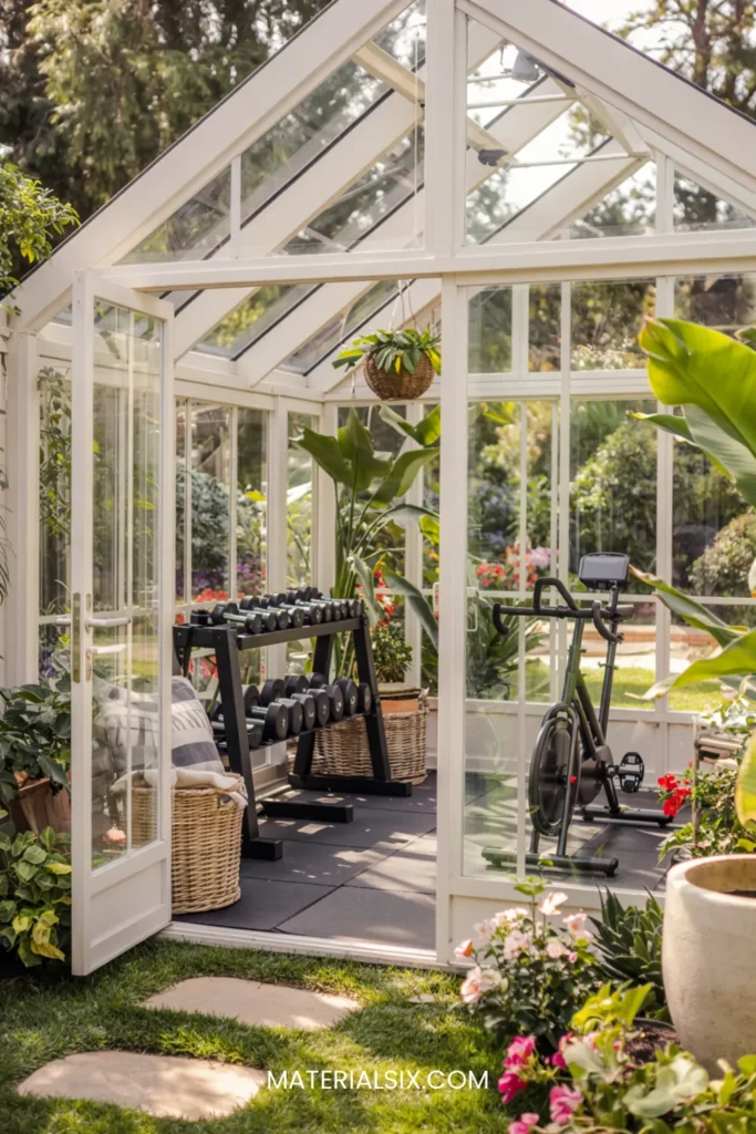 30 Home Gym Shed Ideas for a Clean, Motivating Workout Space - MaterialSix