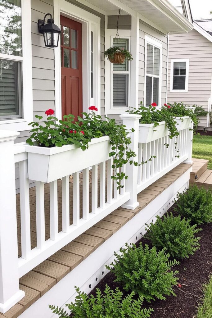 20 Inspiring Small Front Deck Decorating Ideas - MaterialSix